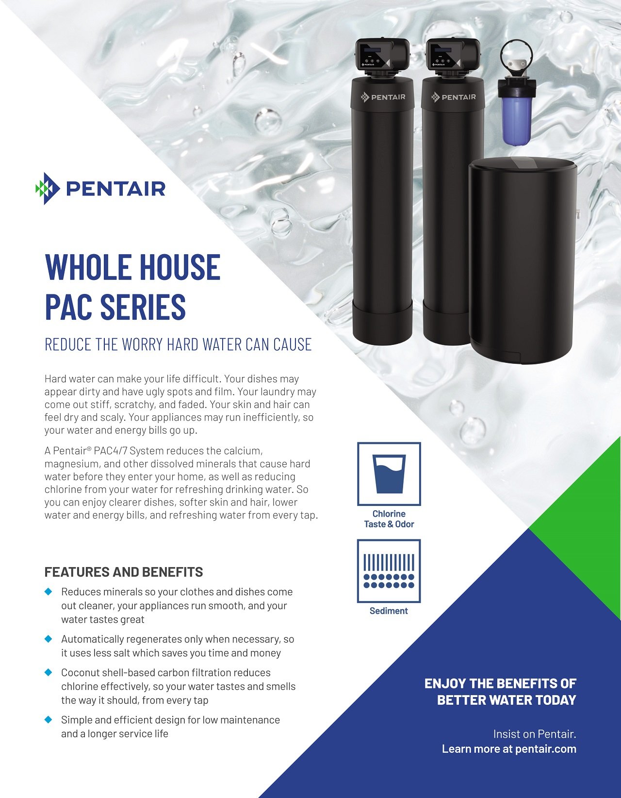 Hệ thống lọc nước Pentair PAC USA for 4-6 bath